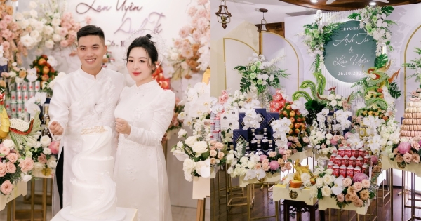 Những cô dâu "số hưởng": Đám cưới "khủng" ở Hải Phòng với 23 tráp, dàn xe "siêu đỉnh"