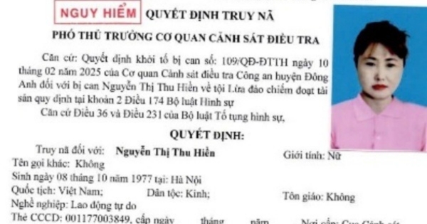 Bắt giữ đối tượng truy nã nguy hiểm Nguyễn Thị Thu Hiền