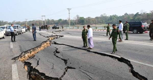 Chuyên gia địa chấn: Động đất 7,7 ở Myanmar như "nhát dao cứa vào Trái Đất"
