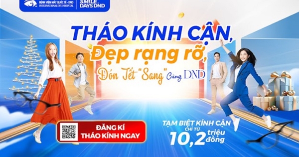Smile Days DND 2025: Cuối năm mổ cận, mắt sáng cả năm - ưu đãi tới 40%