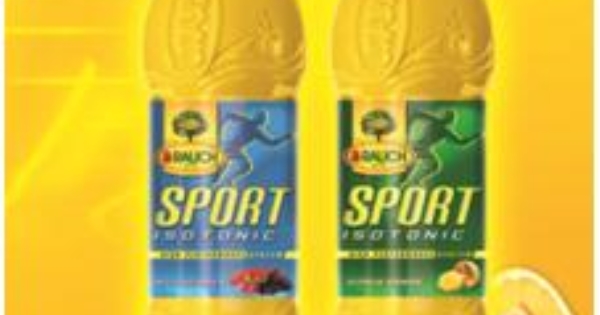 Nước uống thể thao Rauch Sport Isotonic - sự phục hồi năng lượng.
