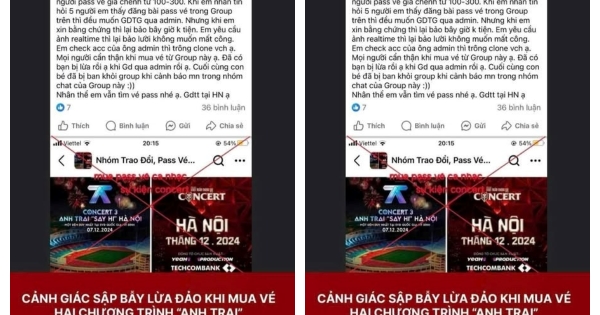 Điều tra vụ lừa bán vé chương trình "Anh trai say hi" qua hội nhóm